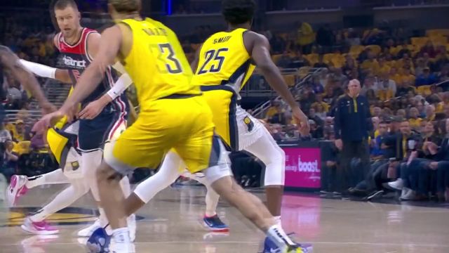 【2022年12月10日】nba常规赛：奇才vs步行者第2节 英文解说回放 球迷屋 