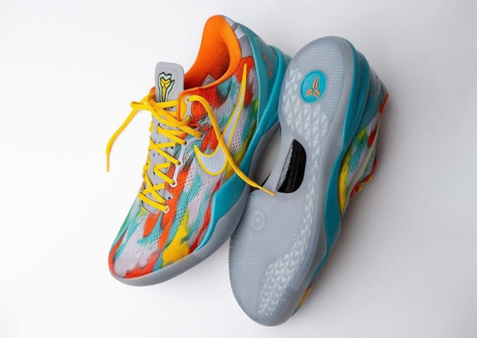 复刻系列！科比Nike Kobe 8 Protro 威尼斯海滩配色 - 球迷屋